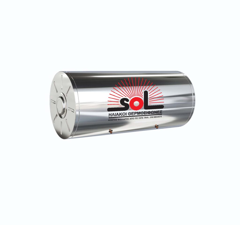 Μπόιλερ (Boiler) Ηλιακού Θερμοσίφωνα SOL-Violaris 160lt Glass/Inox ...
