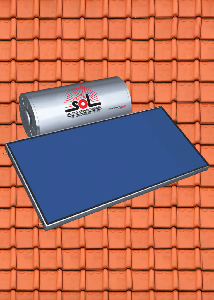 Ηλιακός Θερμοσίφωνας SOL-Violaris EnergyPro 160lt/2.0m² Glass ...